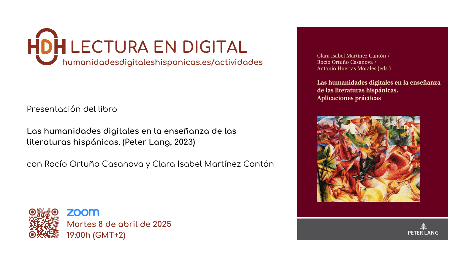 Lectura en digital: presentación del libro "Las humanidades digitales en la enseñanza de las ...