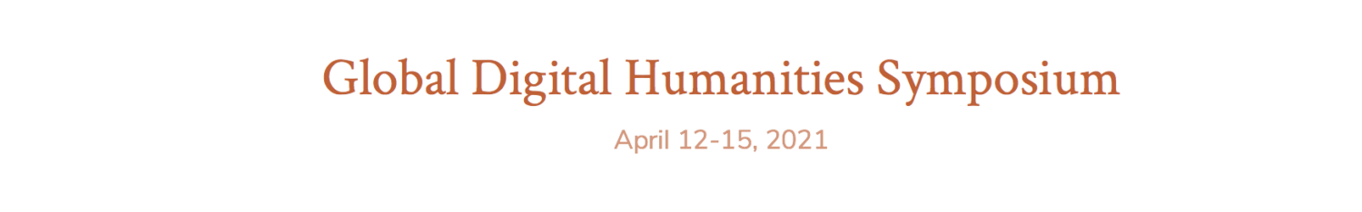 Global Digital Humanities Symposium - HDH - Humanidades Digitales Hispánicas